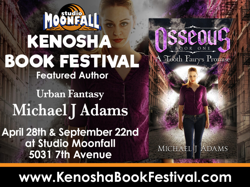 Michael J. Adams – Kenosha Book Festival 2024 – Studio Moonfall